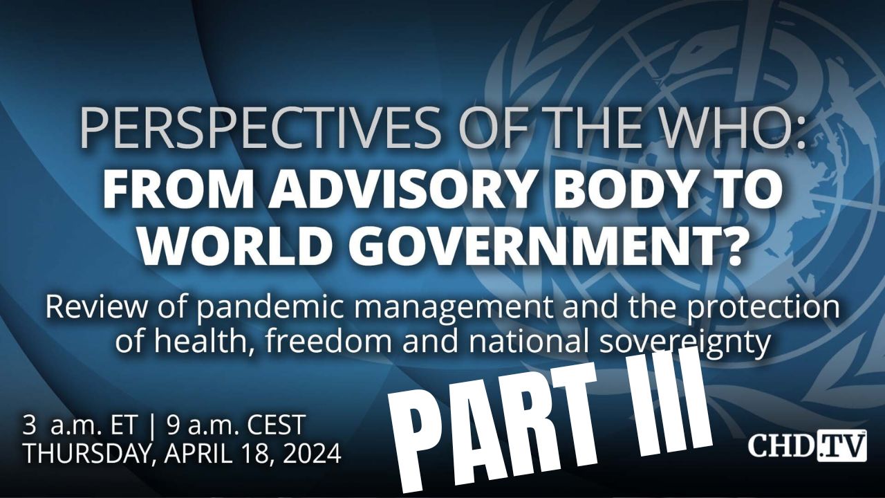 Perspectives of the WHO: From Advisory Body to World Government? | Part ...
